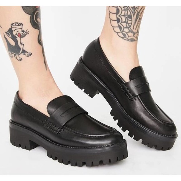 Steve Madden | Shoes | Steve Madden Womens Lotto Penny Loafer 75 Black ...